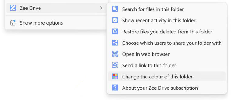 ZeeDrive Features
